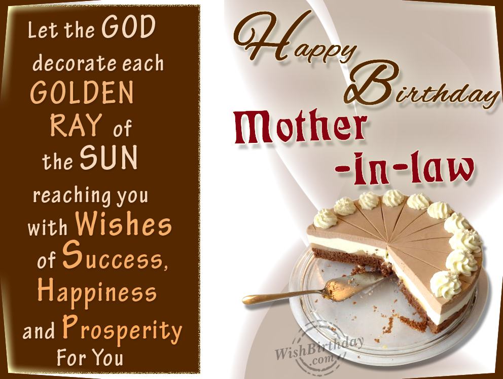 Happy Returns Of The Day To A Sweet Mother in law WishBirthday Happy Returns Of The Day To A Sweet Mother in law WishBirthday